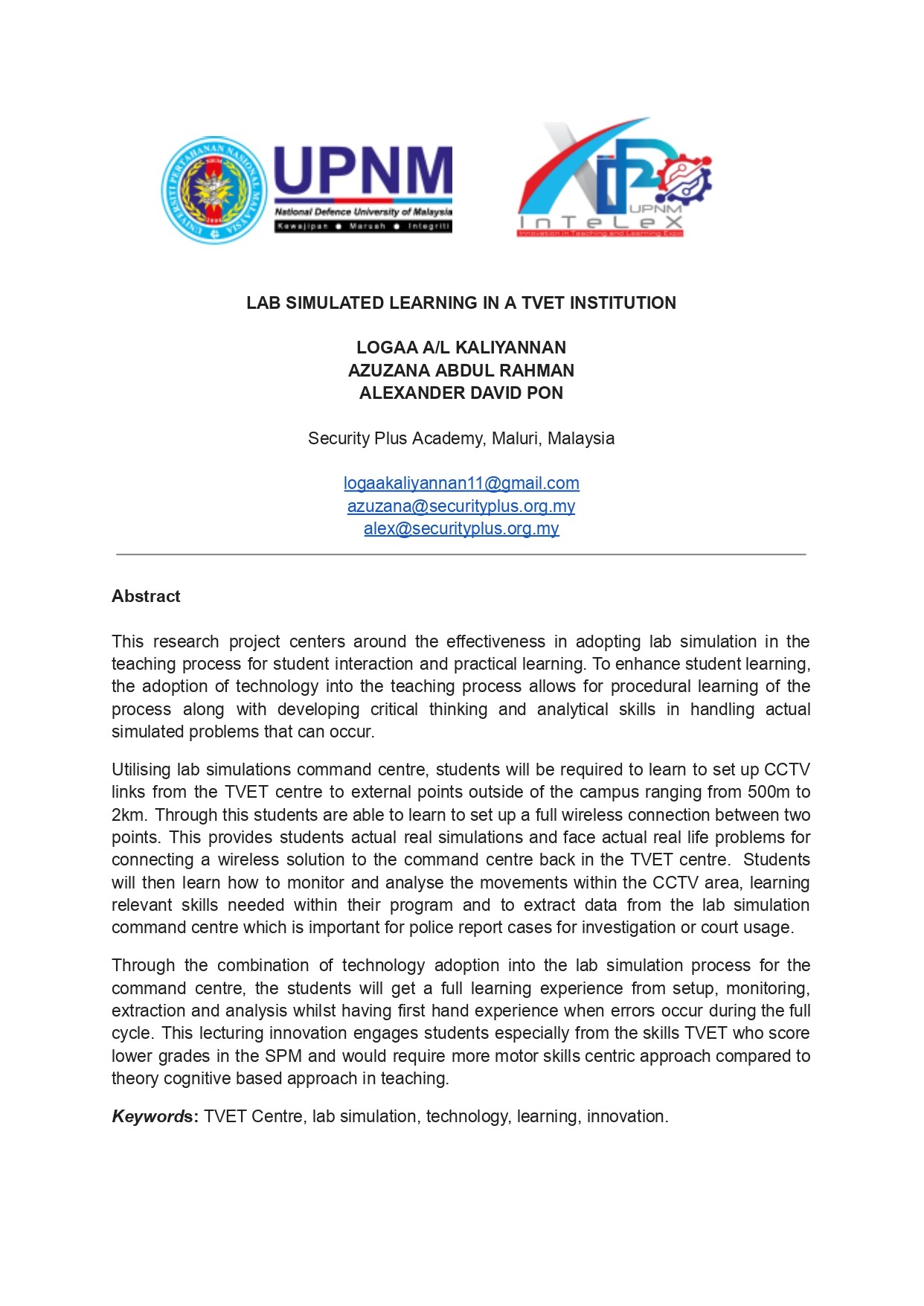 Lecturer Awards | Security Plus Academy